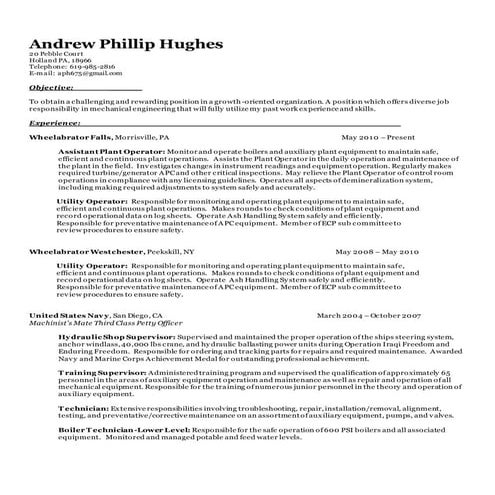 Andrew Resume | PDF