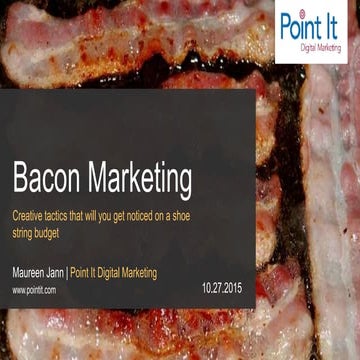 Bacon Marketing_v2 | PPTX