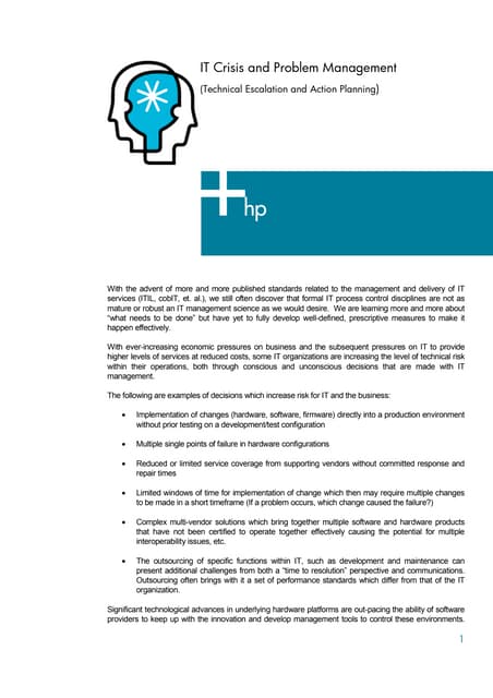 Problem Management Overview | PPT