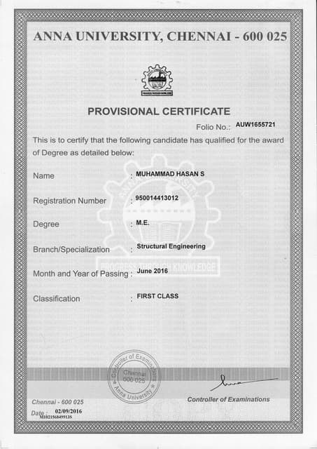 MBA Certificate -Authenticated | PDF