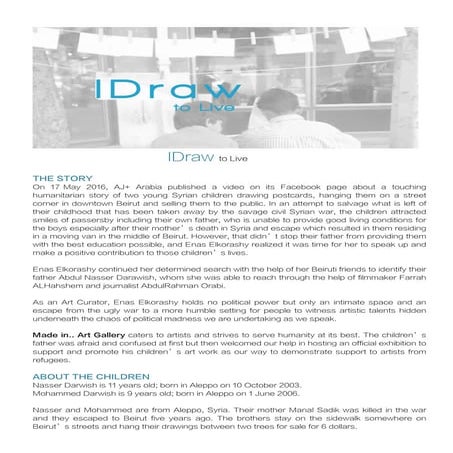 IDraw to Live Project | PDF