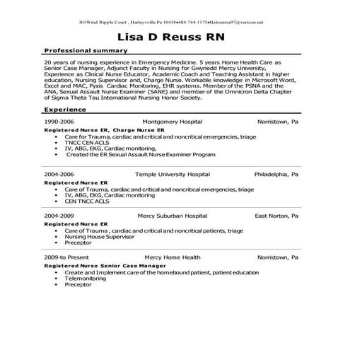 Lisa's Resume | DOCX