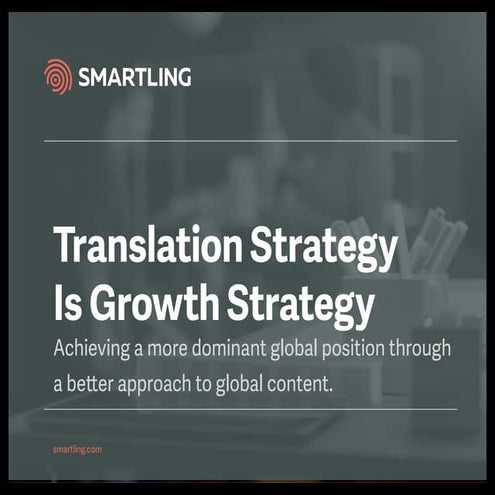 White Paper - Translation Strategy Is Growth Strategy | PDF | Web ...