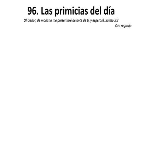 96 las primicias del día | PPTX
