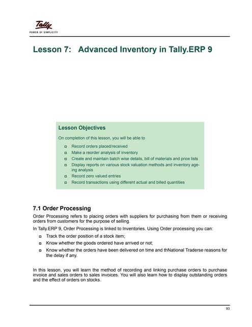 The Stock Taking Process Pdf