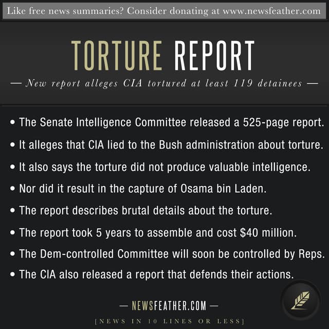 CIA Torture Report | PDF