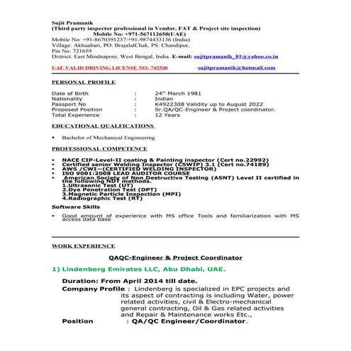 Sujit TPI CV | DOC