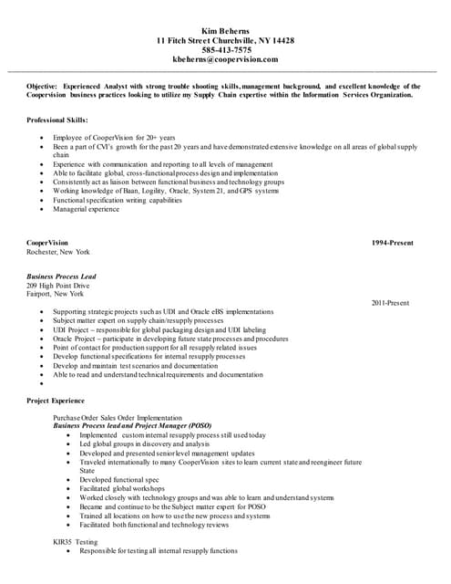 Wills resume | DOCX | Computing | Technology & Computing