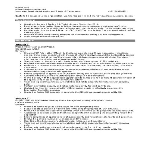 RuchikaSalve_Resume | DOC | Business Administration | Business