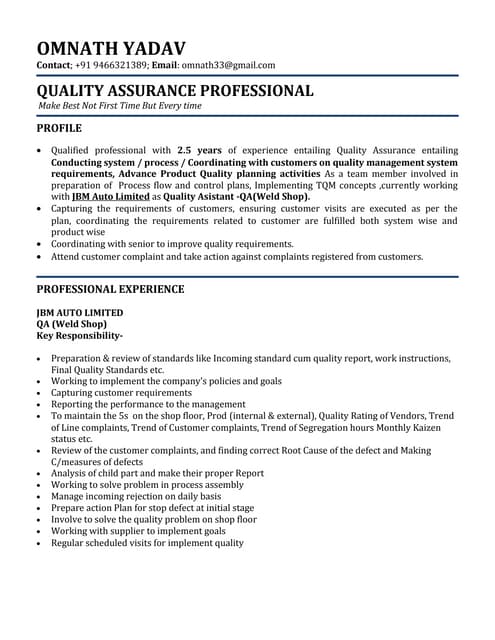 CV_SAMEER ANAND | PDF