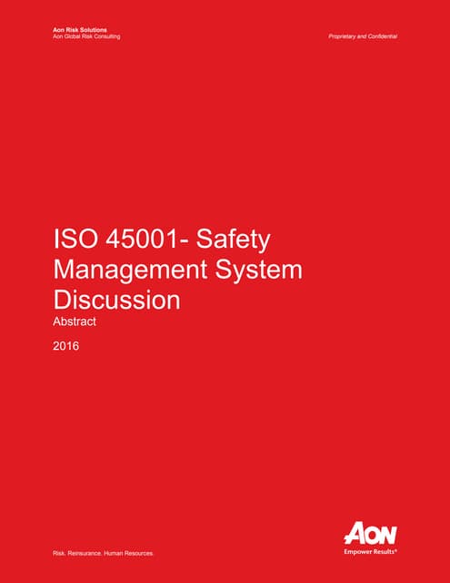 Introducing iso 45001 | PPTX