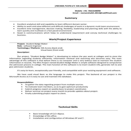 noman_resume | PDF