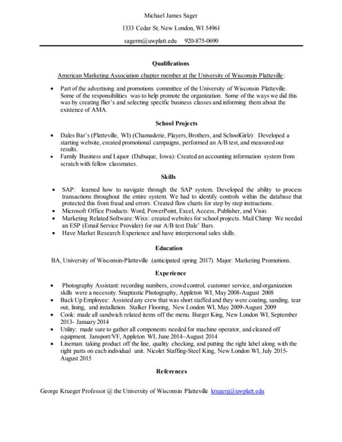 MasseysResume | PDF | Home Appliances | Home & Garden