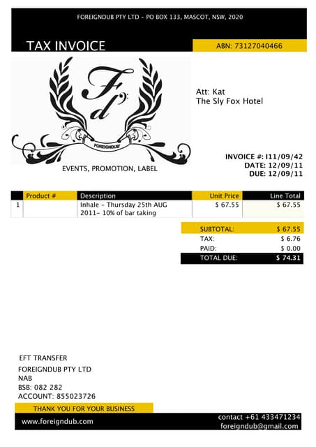Invoice liability insurance 2012 2013 | PDF