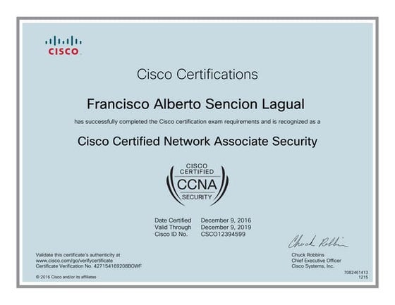 CISCO CERTIFICATE | PDF