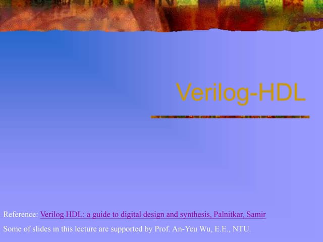 Verilog Hardware Description Language.ppt Verilog Hardware Description Language.ppt