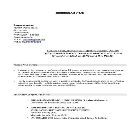 ars resume | DOC