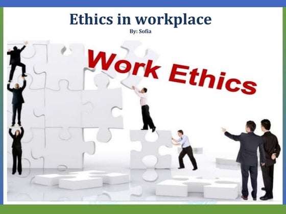 Workplace Ethics PowerPoint | PPT