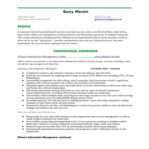 Garry Merritt resume Linked In 12-7-15 | RTF
