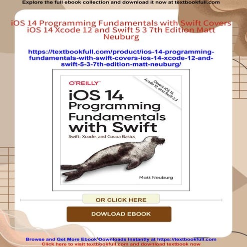 Ios 14 Programming Fundamentals With Swift Covers Ios 14 Xcode 12 And