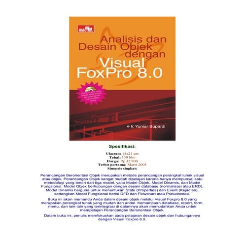 Analisis dan Desain Objek dgn Visual FoxPro 8.0 | PDF
