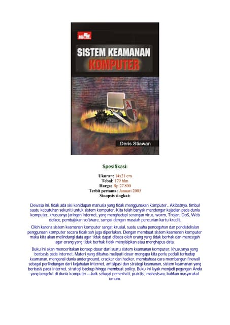 Keamanan sistem informasi | PPTX