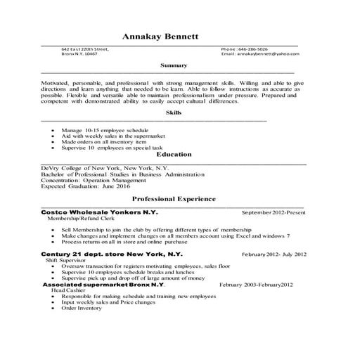 Carter Dougherty Resume June 2015 | DOCX