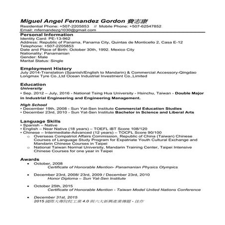 I-Fang Chen_Resume | PDF