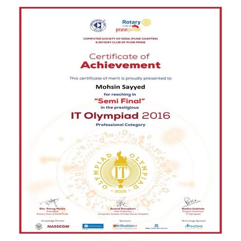 IT Olympiad Semi-Final | PDF