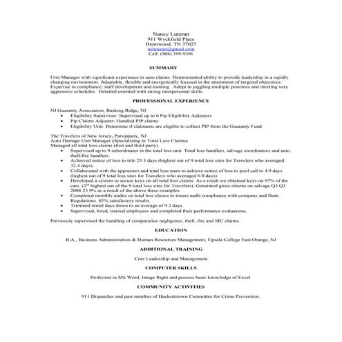 NANCY RESUME current | DOCX