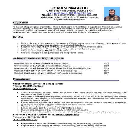 Usman Resume - Updated 131214 | PDF