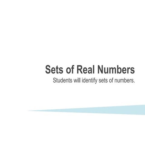 2_Number_Sets | PPT