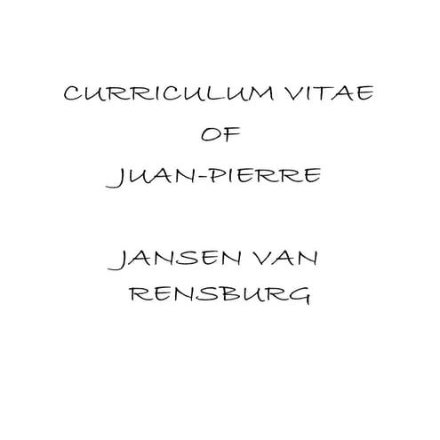 JP - CV 2015 | PDF