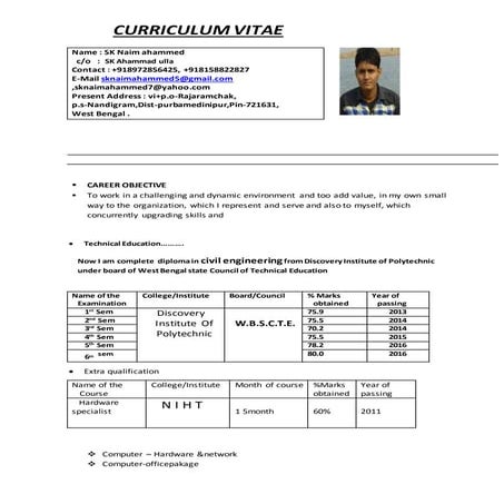 Curriculum Vitae | PDF