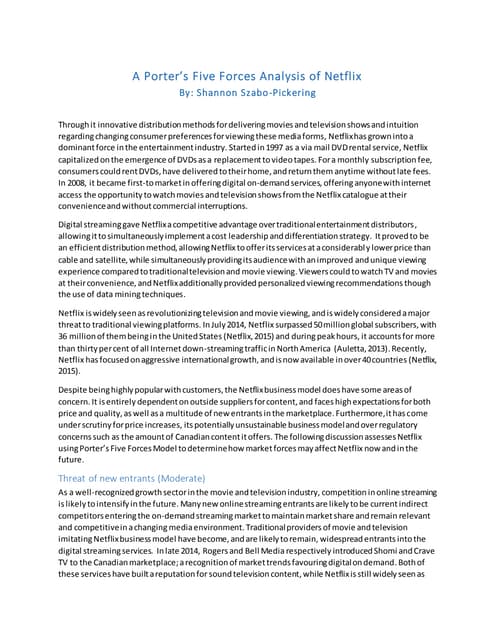 Netflix Case Study | PDF