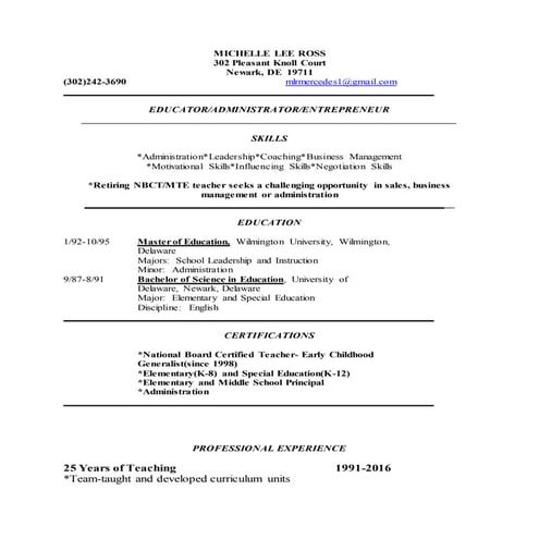 FInal Resume ! | DOCX