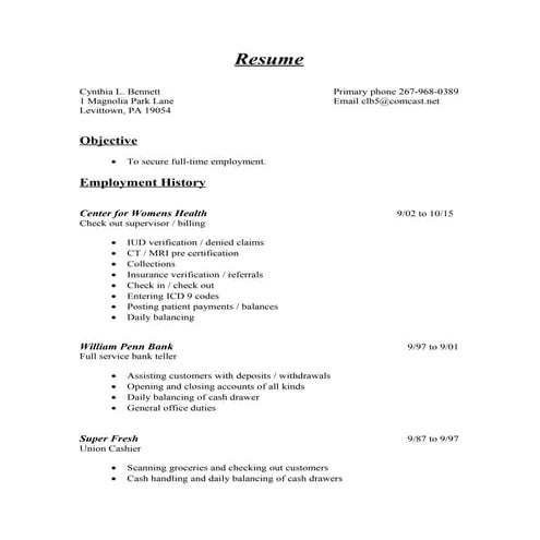 Resume 082815 | DOC
