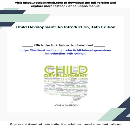 Child Development: An Introduction, 14th Edition | PDF