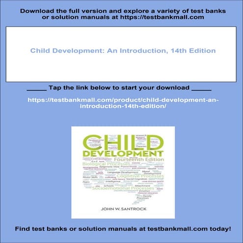 Child Development: An Introduction, 14th Edition | PDF