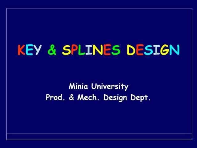 machine design lecture topic 2.0-Keys.pdf