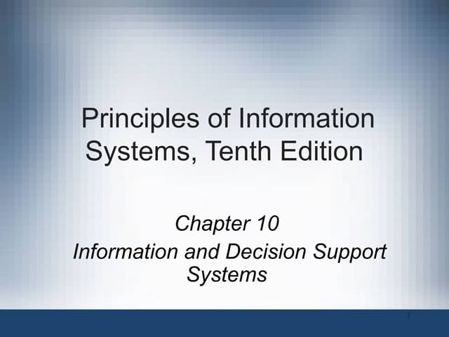 [PDF] Principles of Information Systems | PDF | Internet | Computing