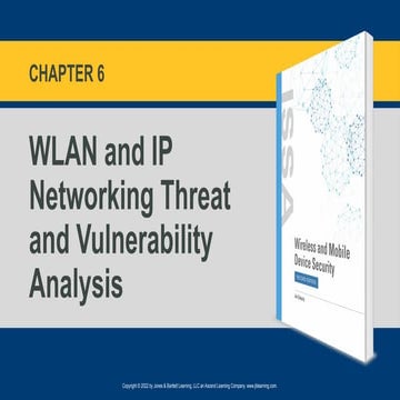 wireless networks and cybersecurity chapter6 | PPTX