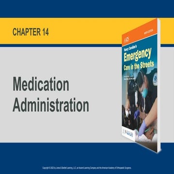 Nancy Caroline Emergency Paramedic Chapter 14 | PPTX