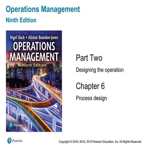 Operation Management book Part Two Chapt 6 | PPT