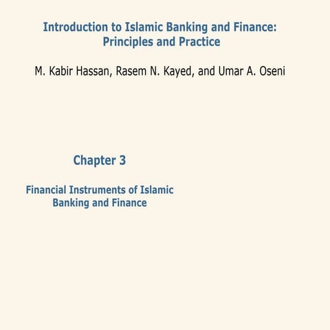 Introduction to Islamic Banking and Finance | PPT