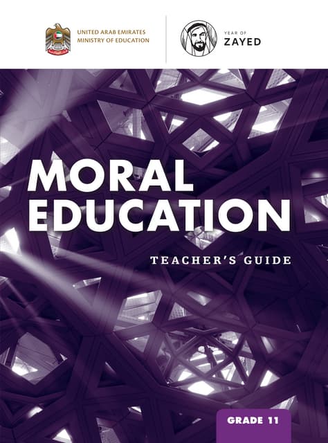 Four Pillars of UAE Moral Education | PDF