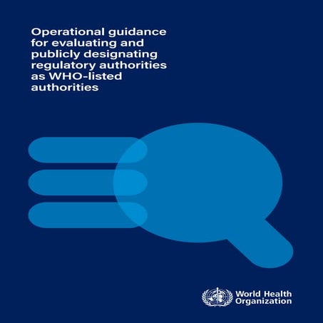 WHO Operational guidance for evaluation and publicly designating WLAs | PDF