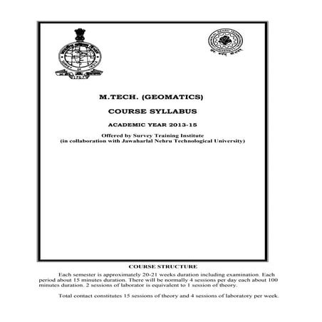 m tech syllabus | DOC