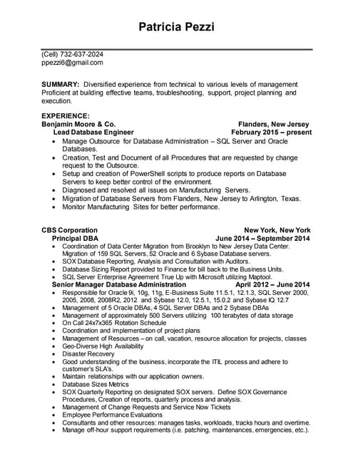 Jimmy's Resume | DOC