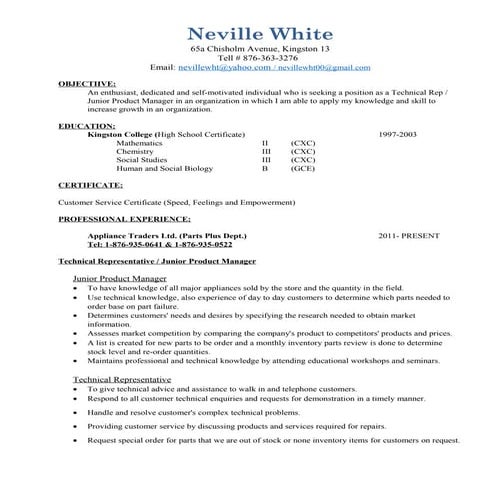 Wordpad Mick resume 2016 (handout) | RTF